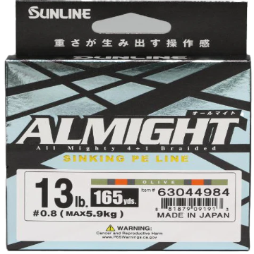 Sunline Almight Sinking Braided Line – Proadvantage.ca