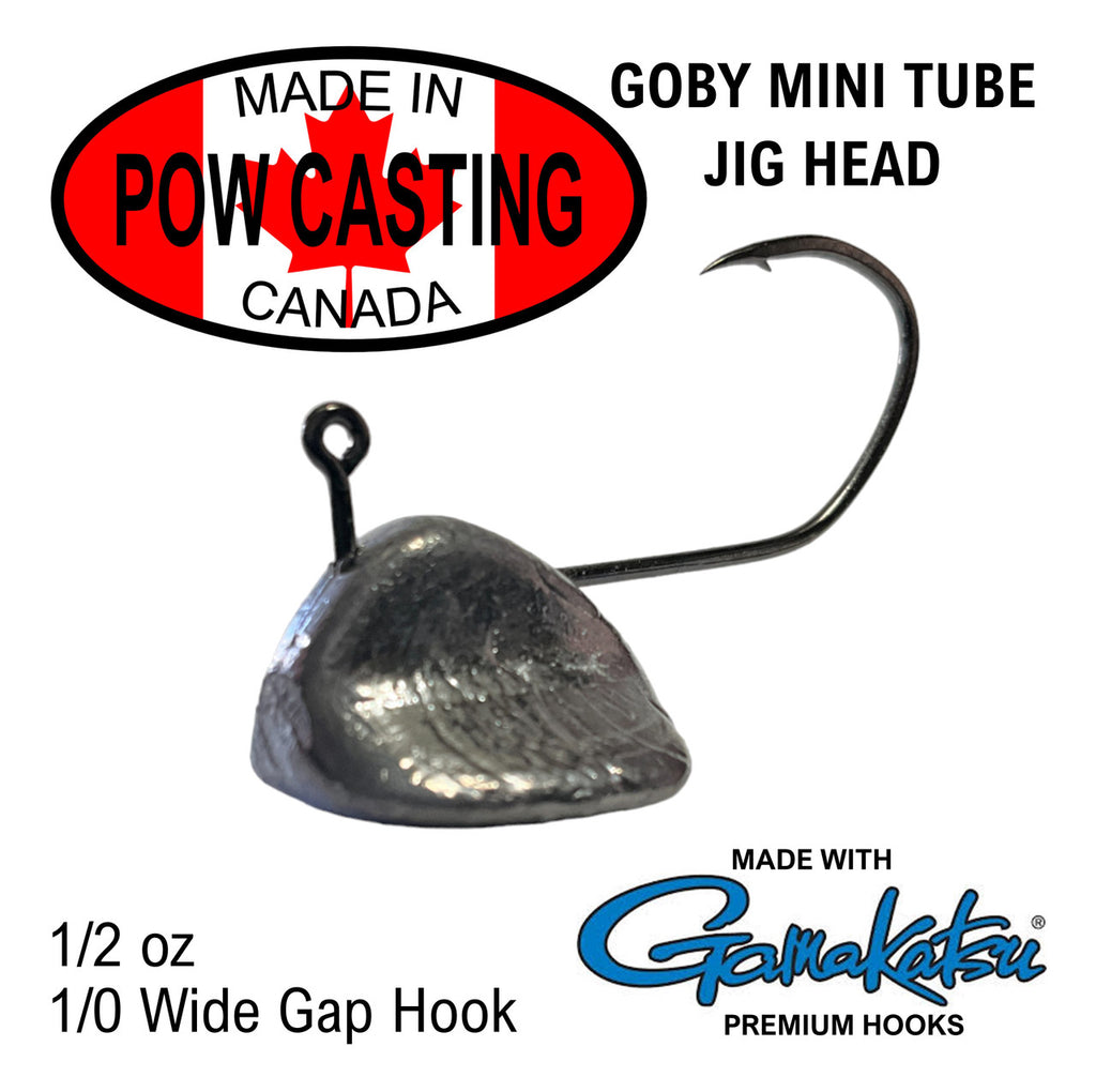 POW Casting Goby Mini Tube Jig Heads – Proadvantage.ca